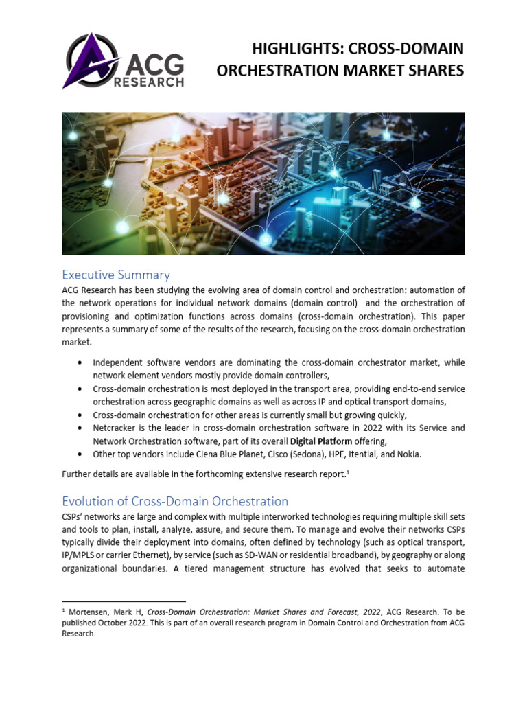 ACG_Highlights_CDO_Market_Share_2022 | PDF | Computer Network | Systems Engineering