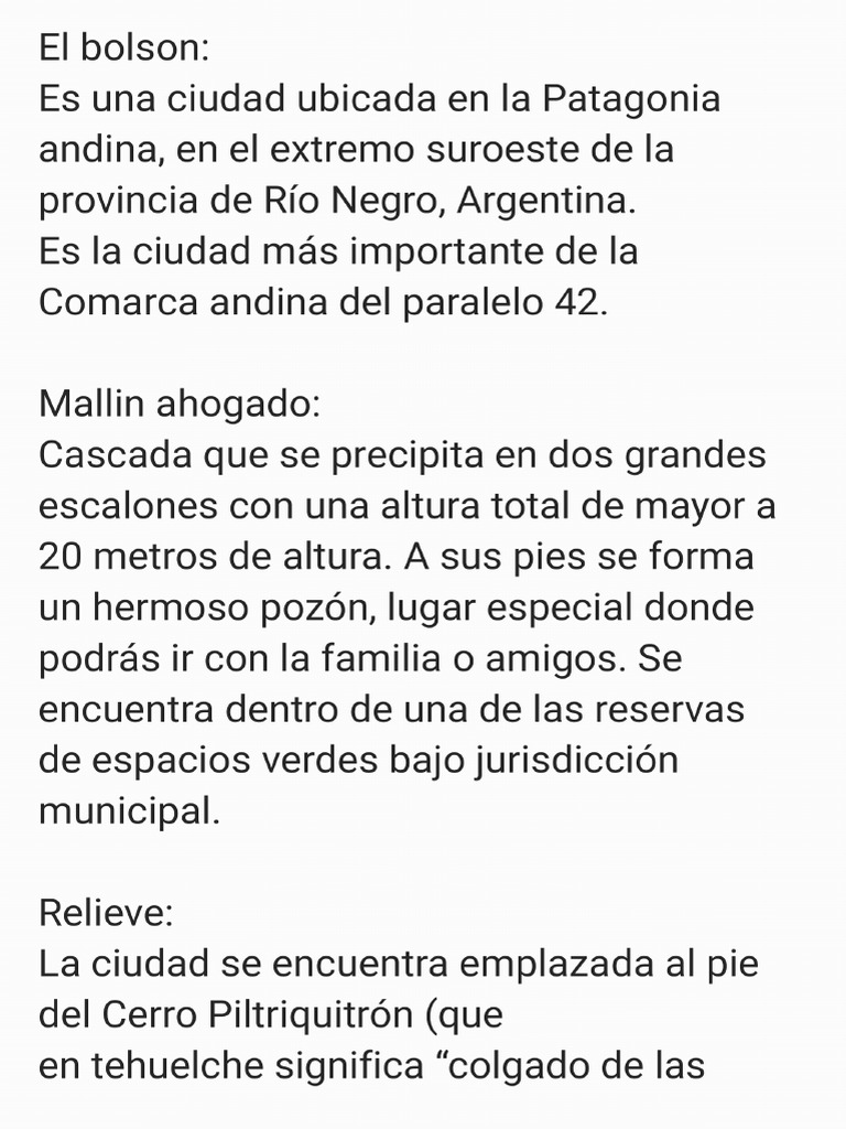 El Bolson - 231008 - 200225 | PDF