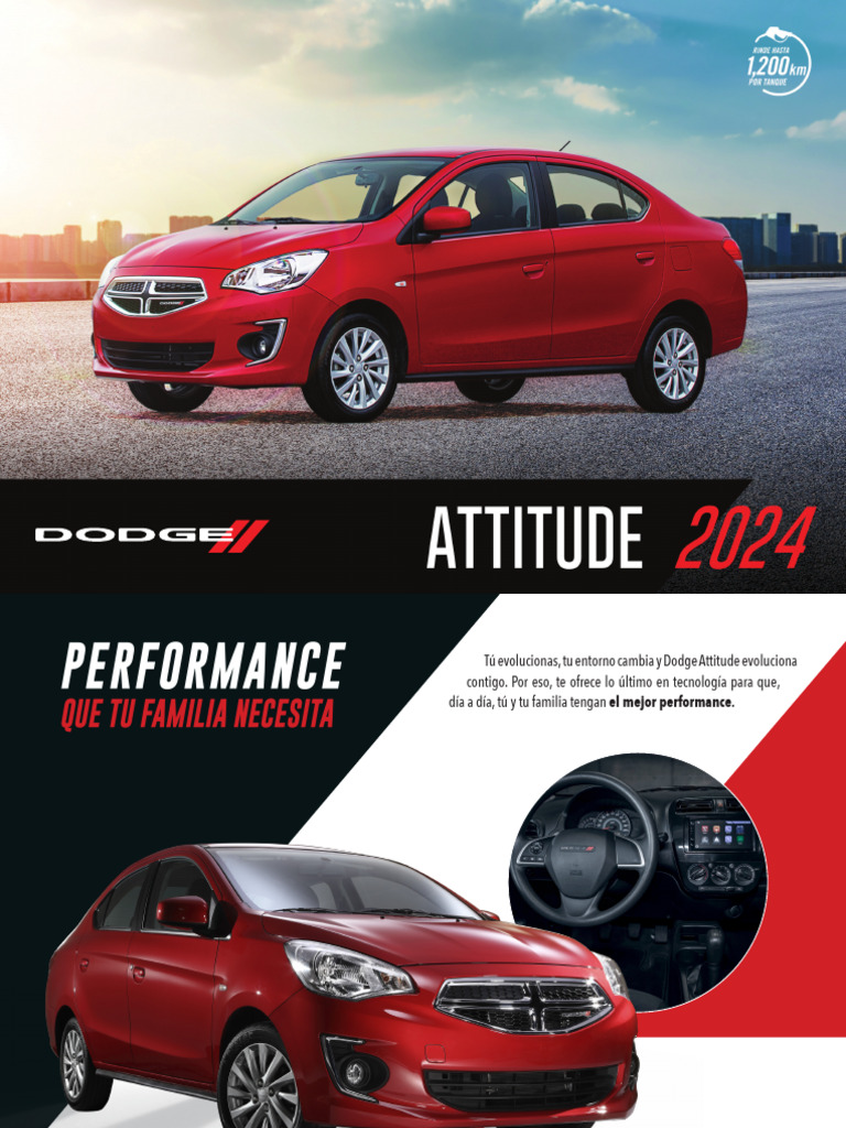 Catalogo Dodge Attitude 2024 | PDF | Sistema de freno antibloqueo ...