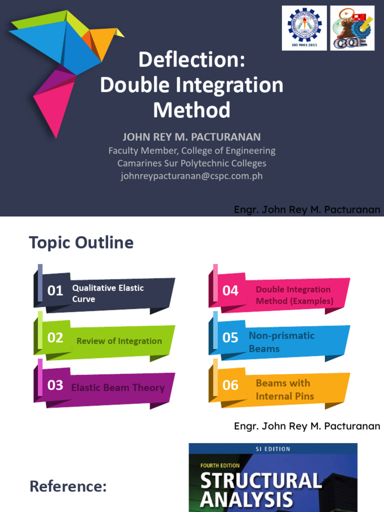 Deflection Double Integration Method | PDF