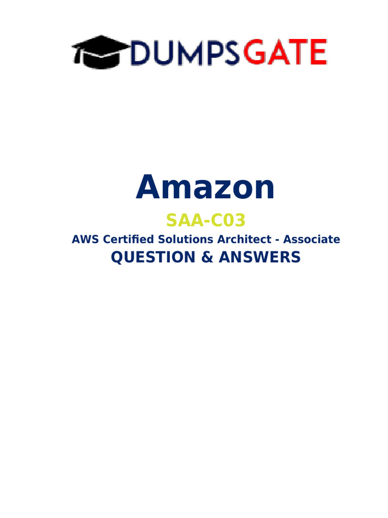 SAA C03 Demo | PDF | Amazon Web Services | Denial Of Service Attack