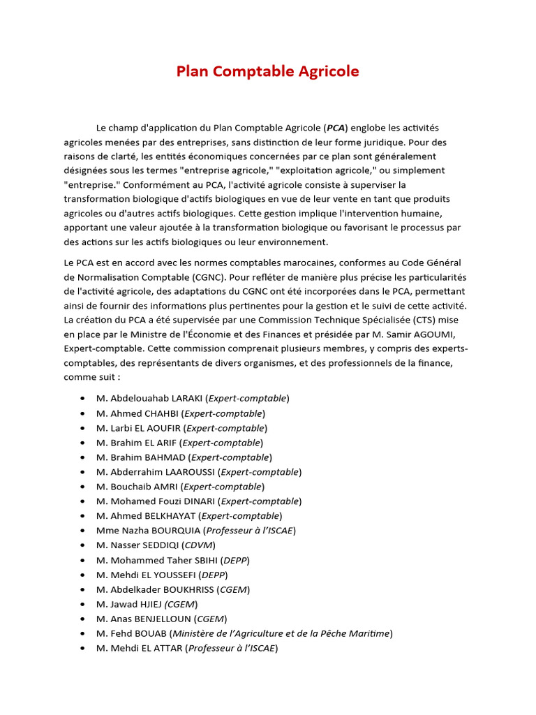 Pca + Pci | PDF | Comptabilité | Business