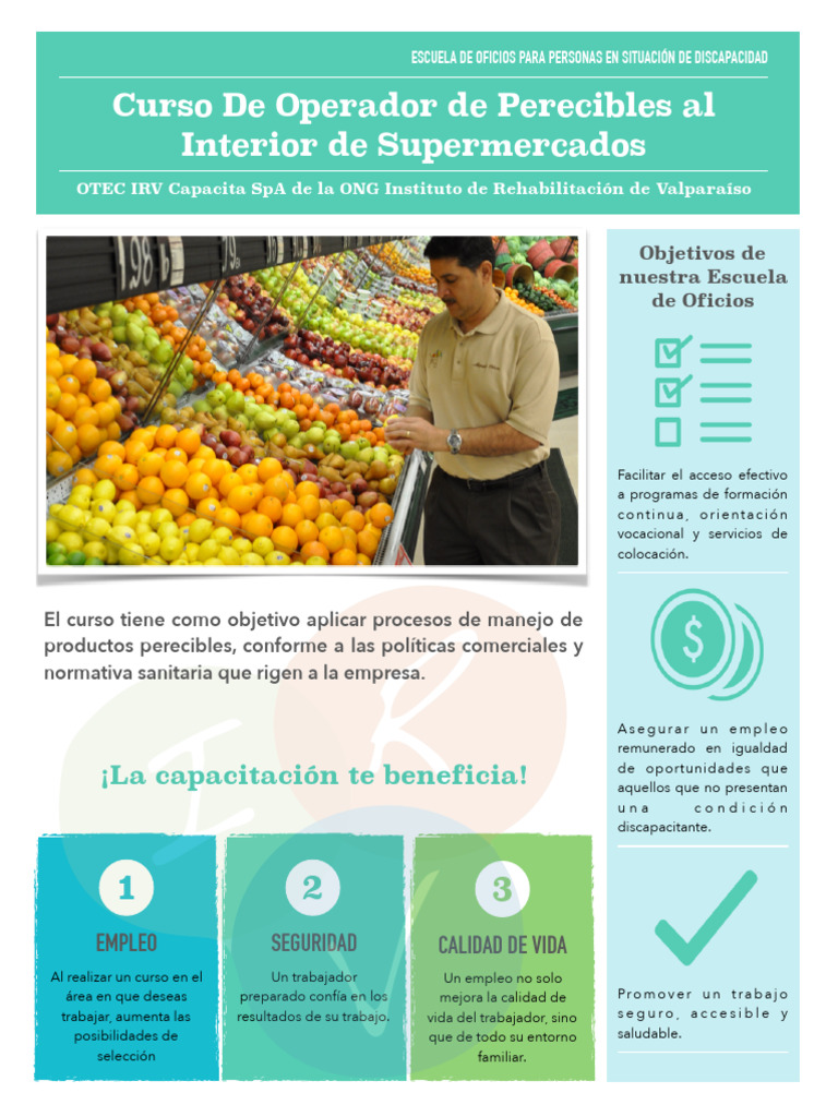 Curso de Operador de Perecibles Al Interior de Supermercados | PDF | Economias