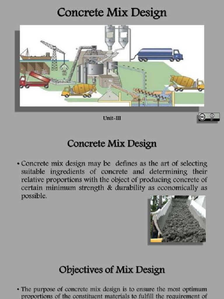 Concrete Mix Design | PDF