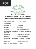 Attachment Report Sample | PDF | Employment | University