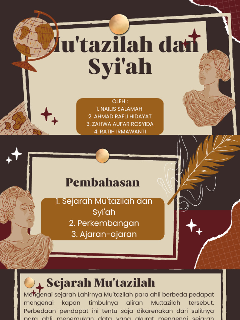 Kel 6 Mu'tazilah Dan Syi'ah | PDF | Agama & Spiritualitas