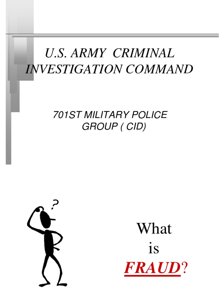 U.S. Army Criminal Investigation Command: 701St Military Police Group ...