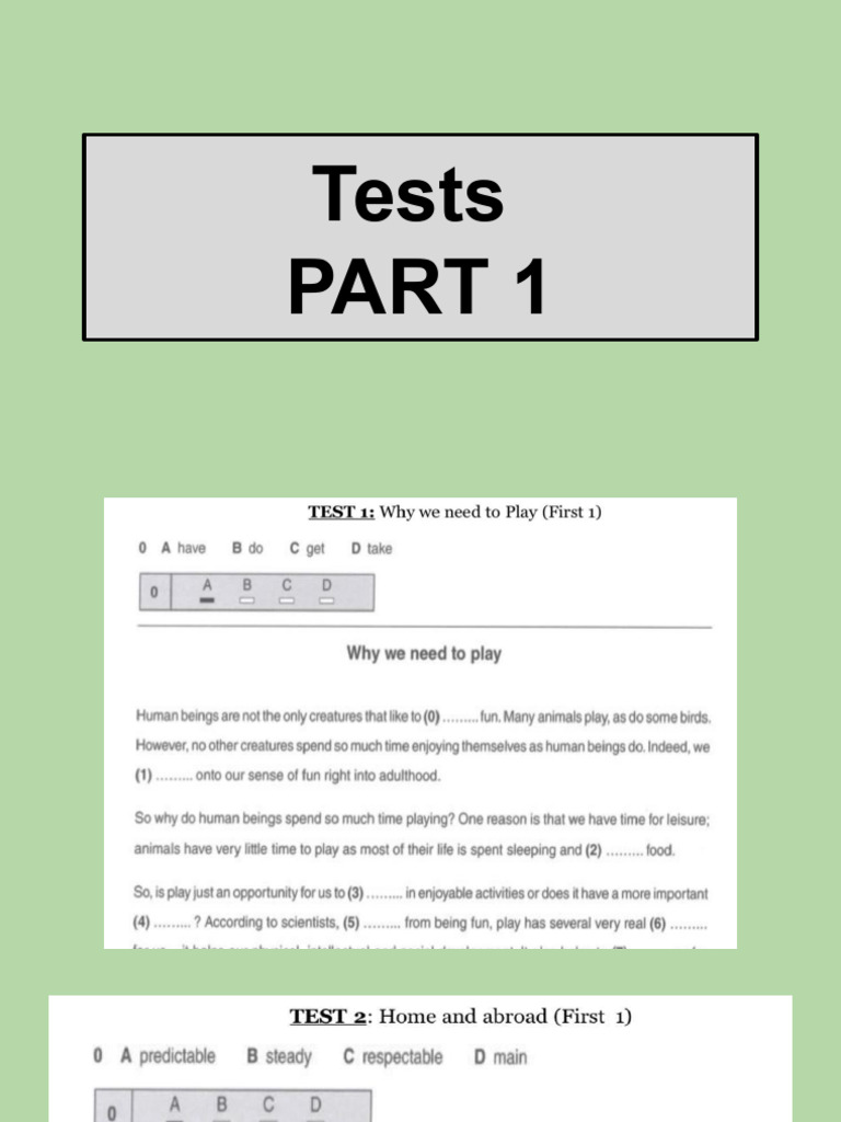 Mauricio HW FCE Tests | PDF