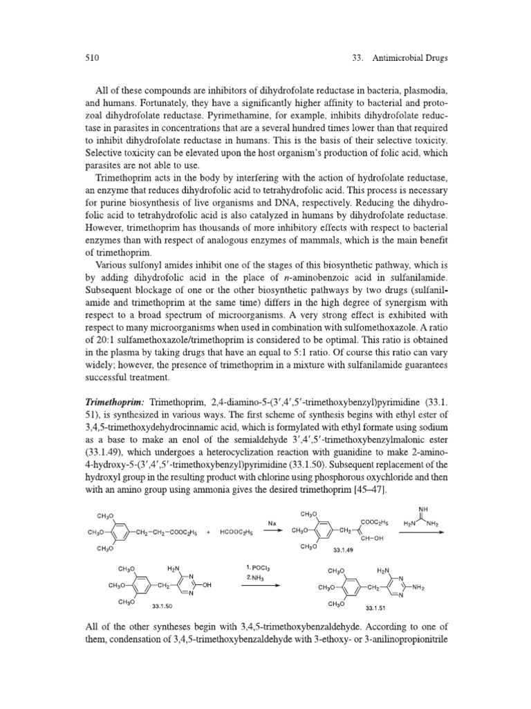 Trimethoprim Synthesis | PDF