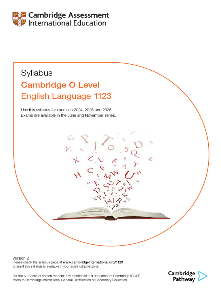 English Syllabus | PDF | Educational Assessment | Learning