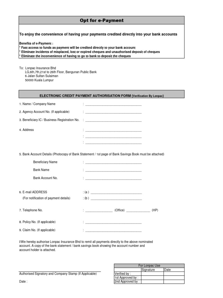 Ecp Form New | PDF