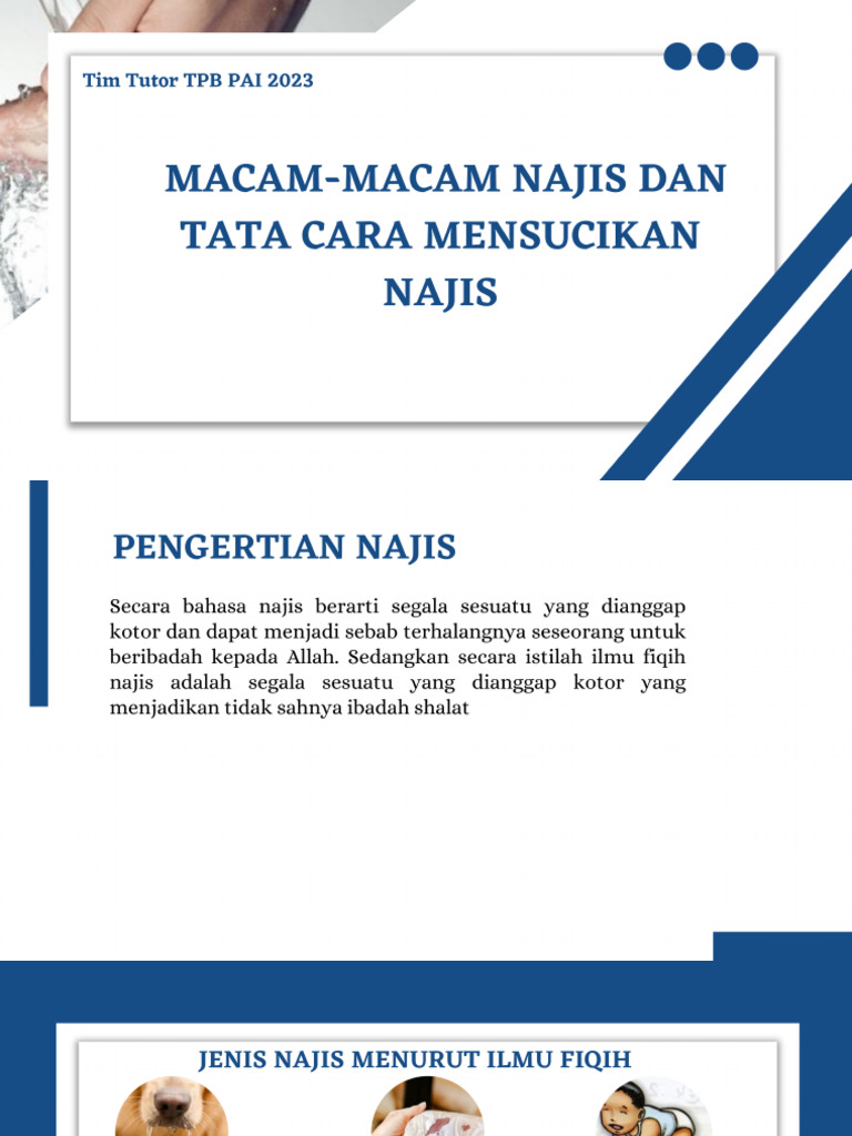 Pengertian Najis Dan Jenis-Jenisnya | PDF