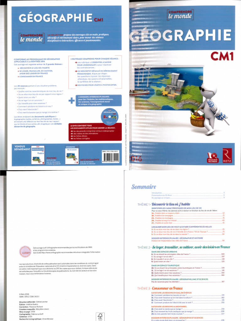 Géographie CM1 Retz | PDF