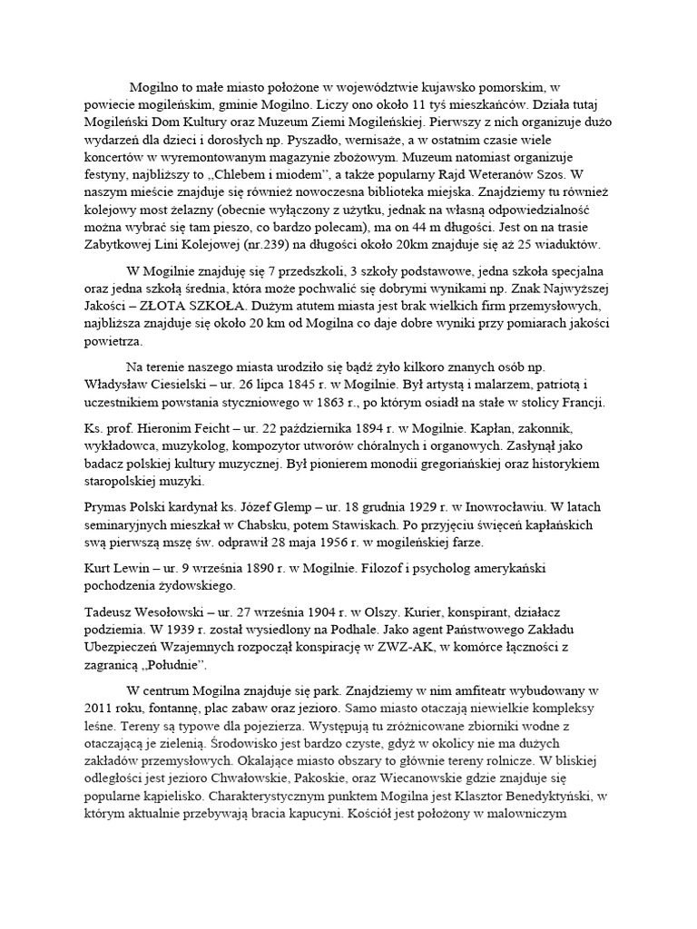 Społ Przyr Miasto | PDF