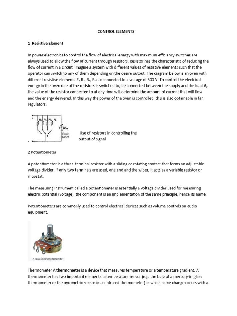 Control Elements | PDF Control Elements | PDF