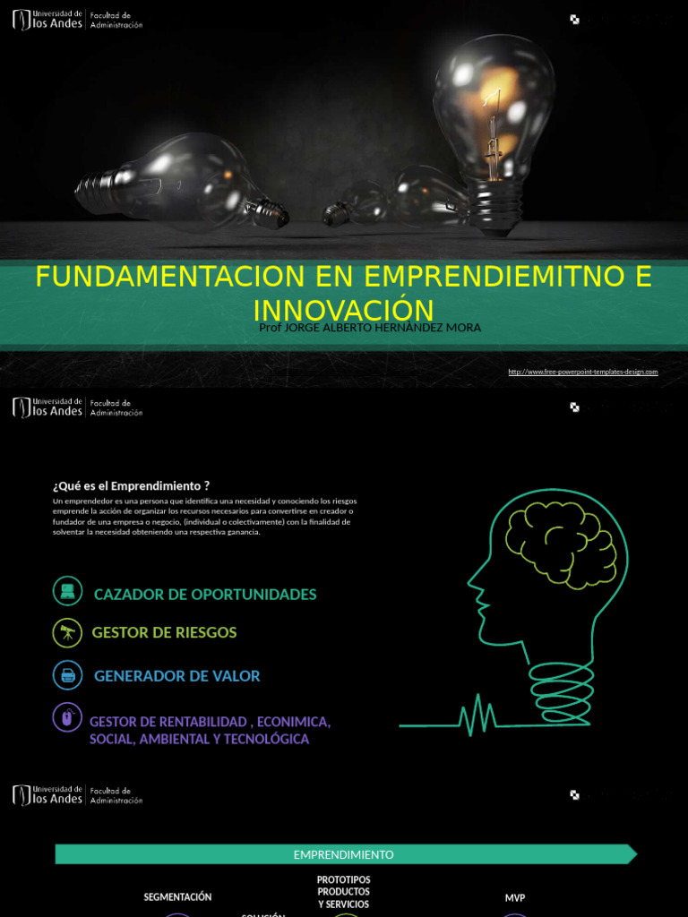 Conceptos emprendimiento e innovación | PDF | Iniciativa empresarial ...