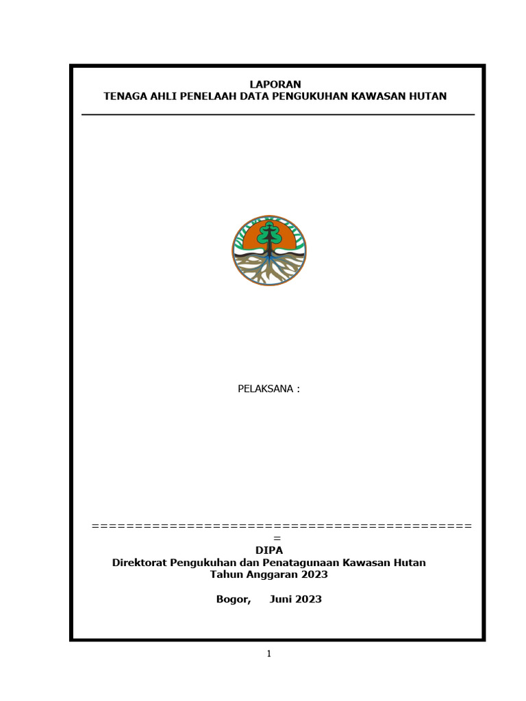 Laporan Tenaga Ahli | PDF