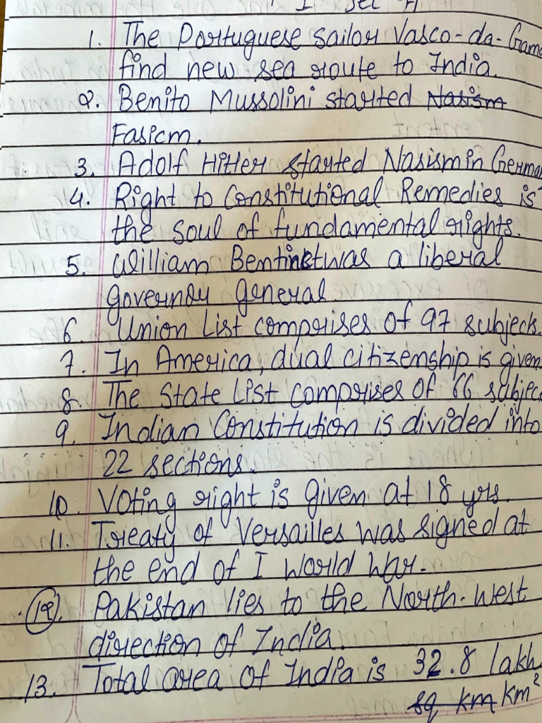 S S Objectives For Terminal Exam Pdf