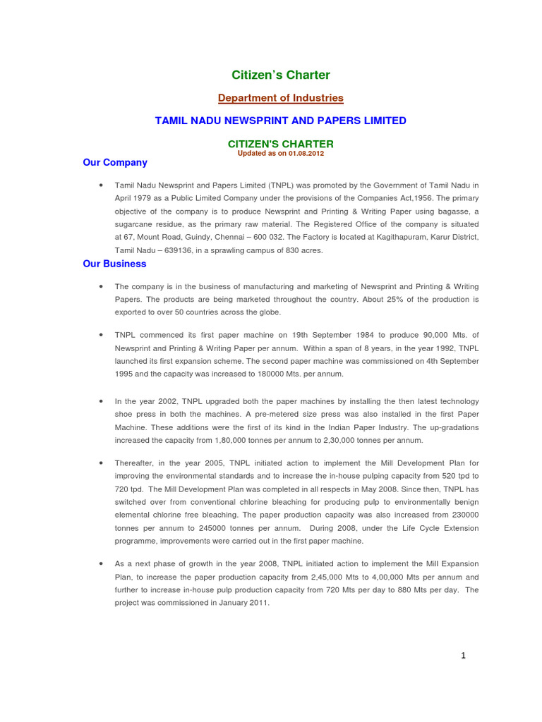 TNPL | PDF