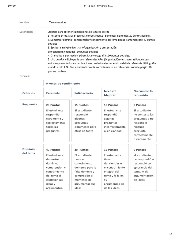 Ku s Onl Lit1100s Newdev Tarea | PDF