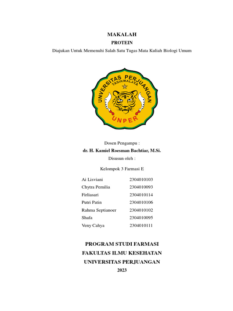 Makalah Protein-E-1-3 | PDF | Kesehatan Holistik