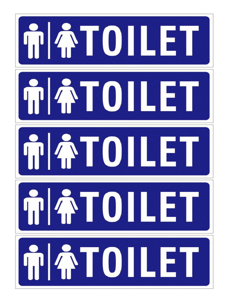 Sticker Toilet | PDF