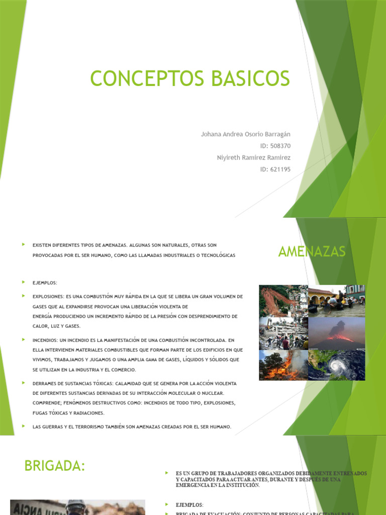 Conceptos Basicos | PDF | Temblores | Emergencia