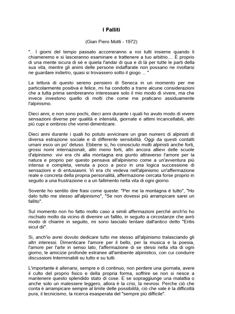 I Falliti - Gian Piero Miotti | PDF
