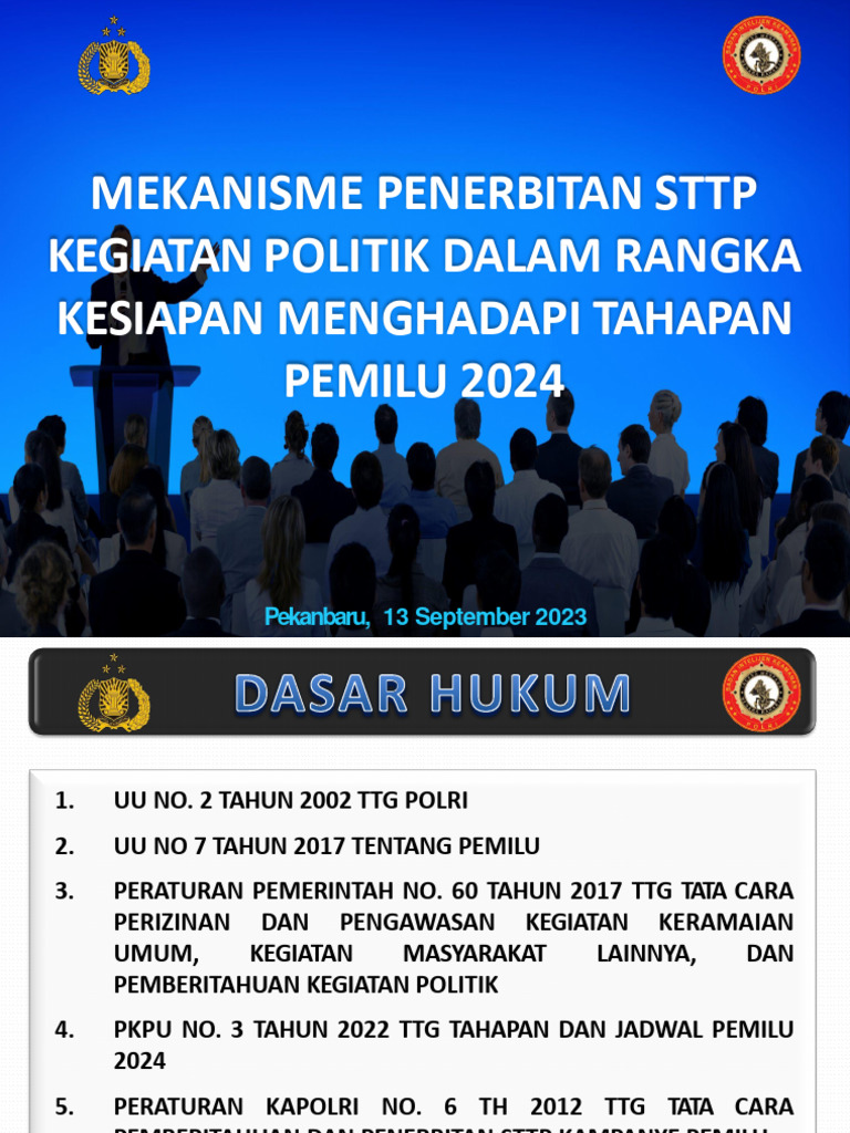 Paparan STTP Kampanye Pemilu Kasi | PDF