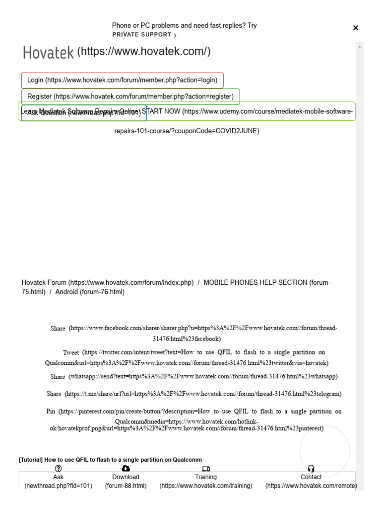 How To Use QFIL To Flash To A Single Partition On Qualcomm | PDF | Booting | Android (Operating ...
