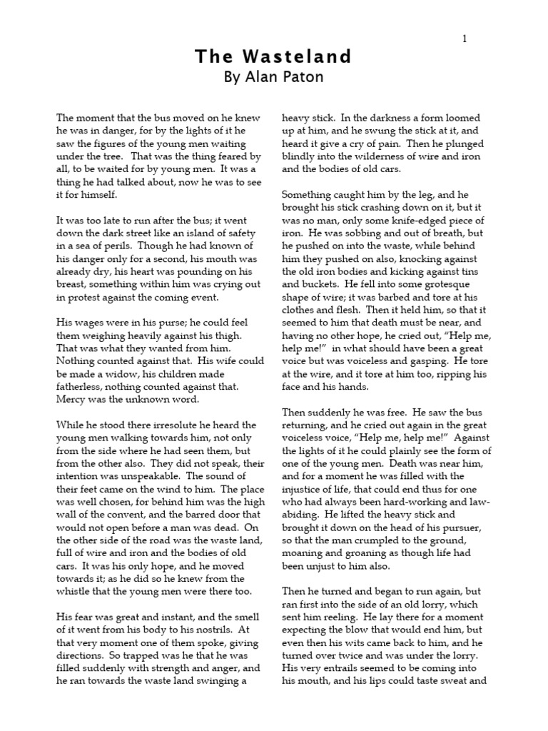 The Wasteland | PDF | Poetry