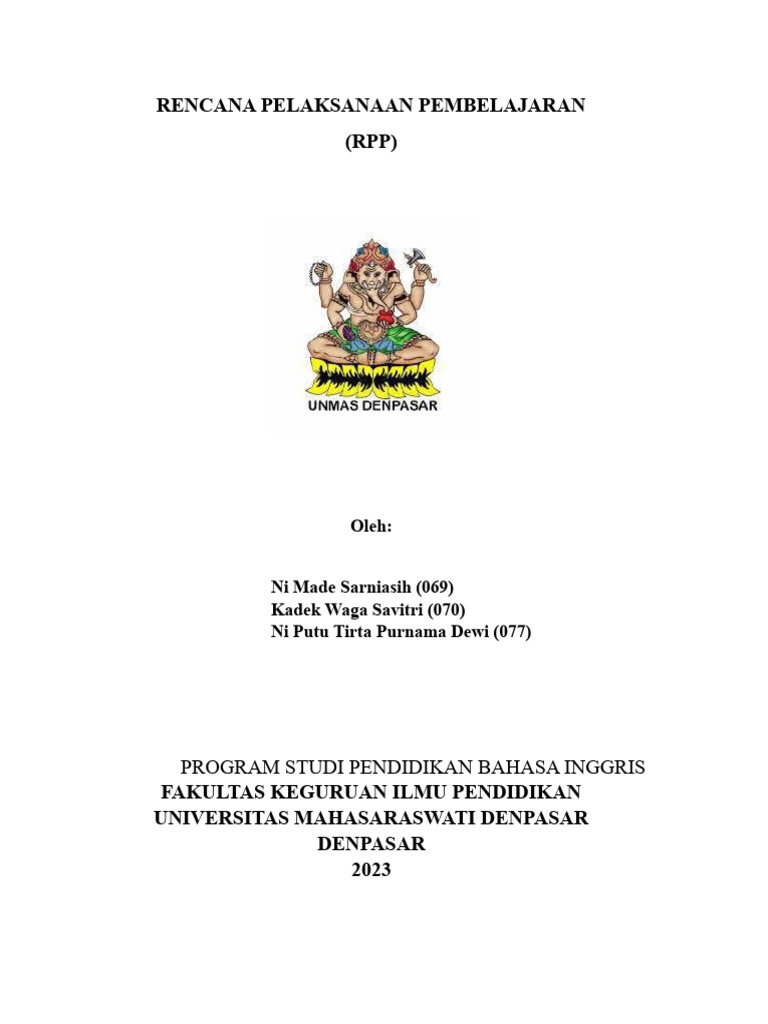 RPP Kurikulum Merdeka | PDF | Seni & Disiplin Bahasa