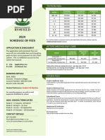 Acudeo College 2025 Fee Structure | PDF | Money | Payments