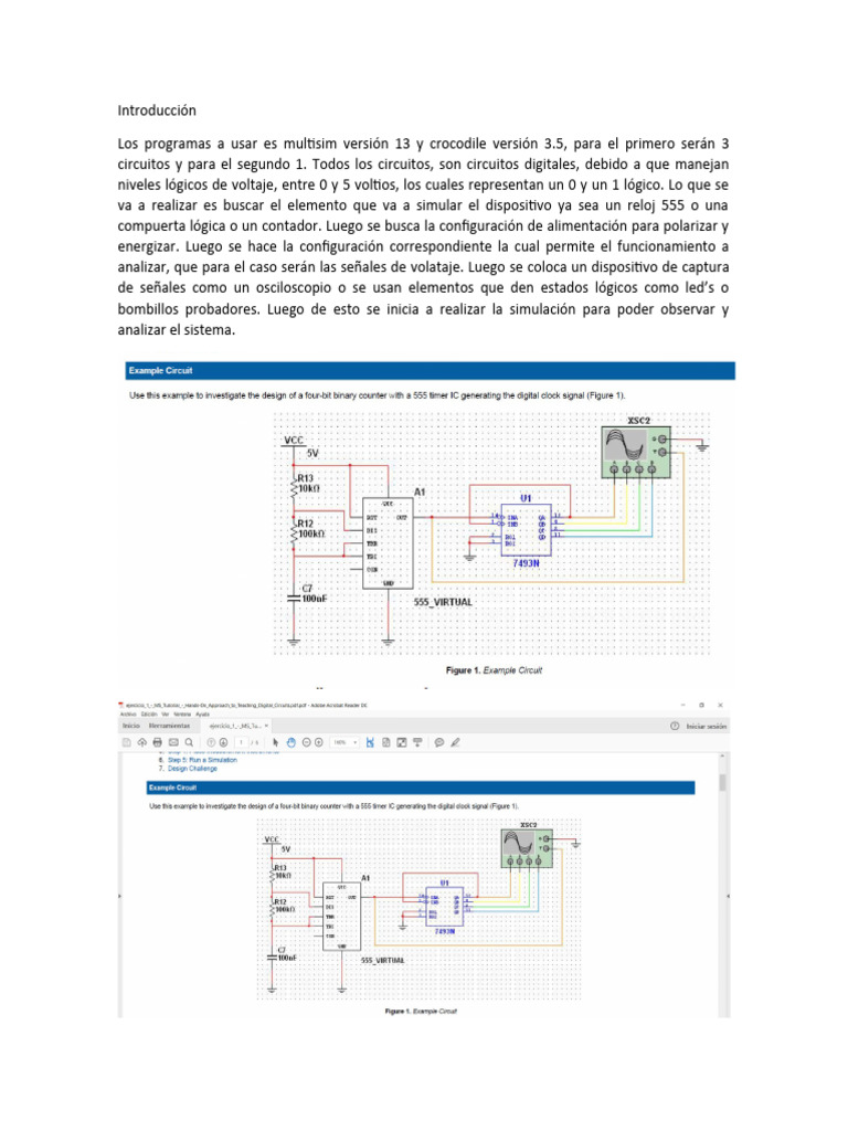 Ejercicio Multisim | PDF | Ingenieria Eléctrica | Electricidad