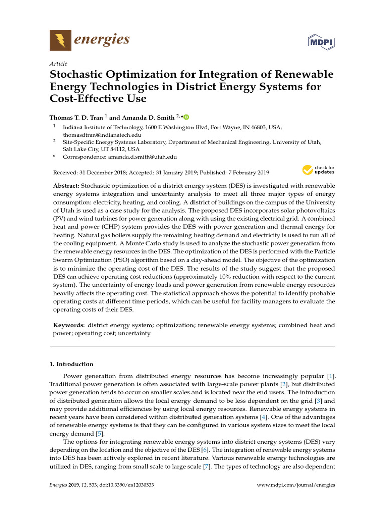 Stochastic Optimization For Integration Download Free Pdf Solar