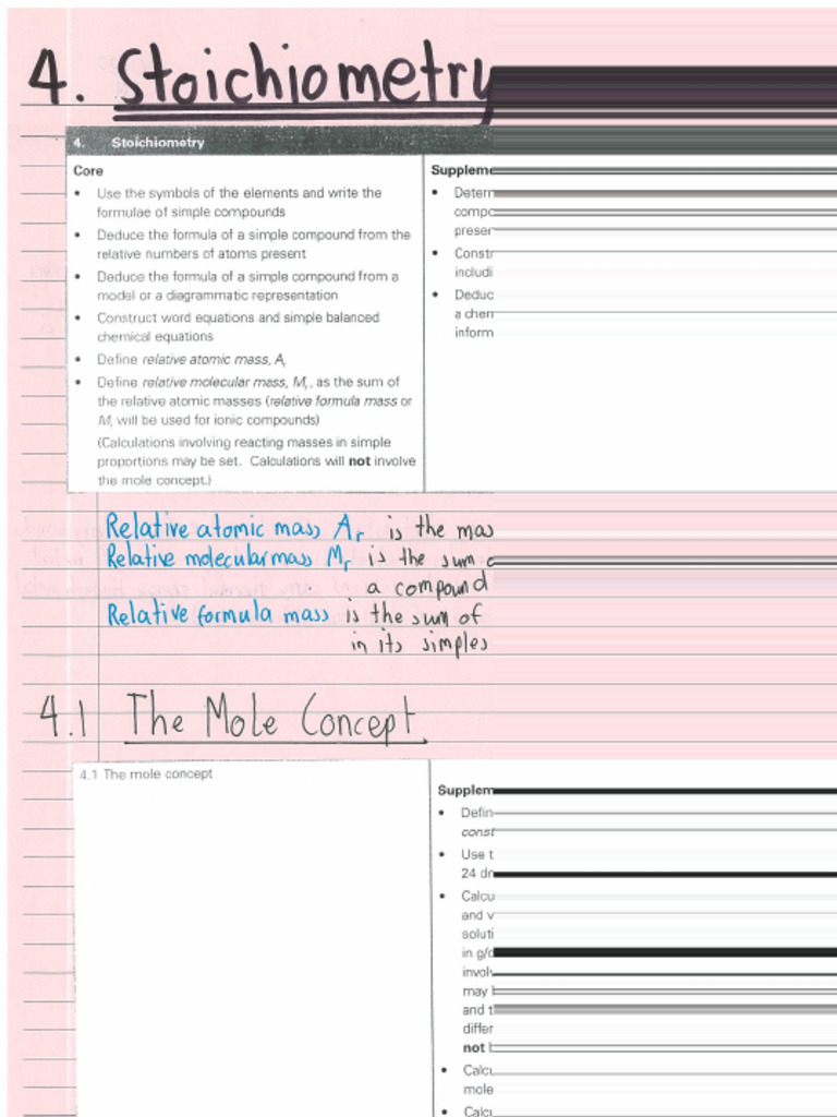 4 Stoichiometry | PDF