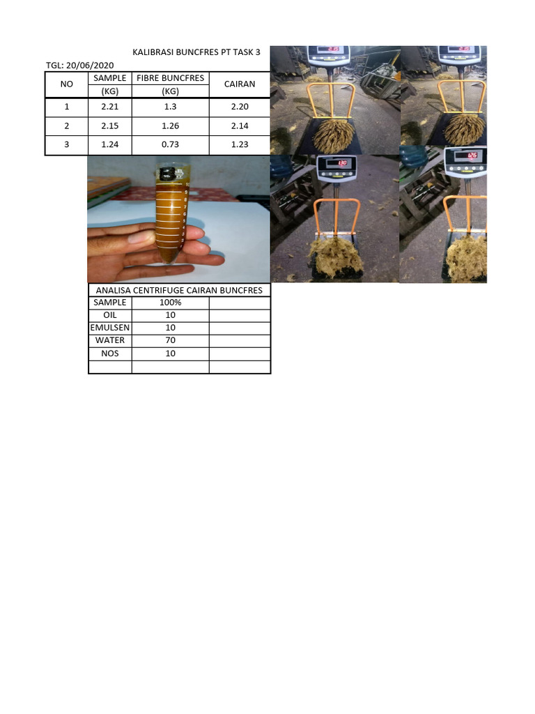 Kalibrasi Bunchpres PT Task 3 | PDF