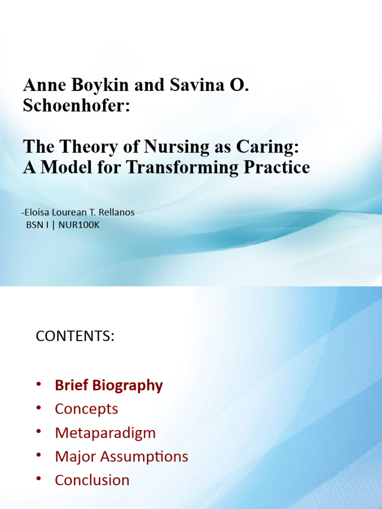 Boykins | PDF | Nursing | Psychology