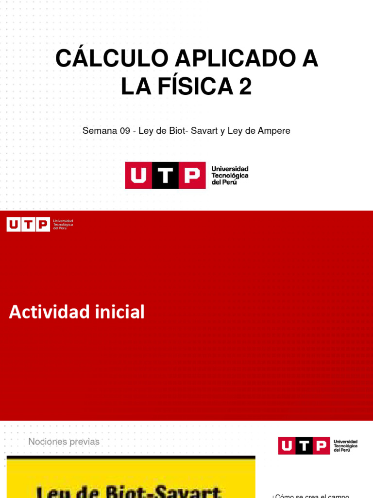 S09.s2 - Material Ley Biot Savart y Ampere | PDF