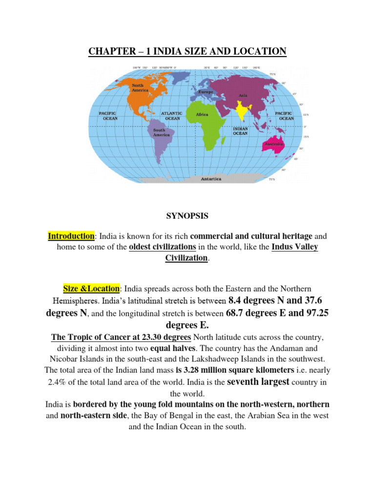 2023-2024-Class IX-Geography-Part 1-AW | PDF