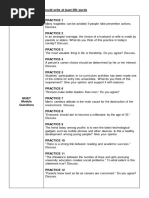 Collection of Muet 2020 Sample Writing Questions | PDF | Word