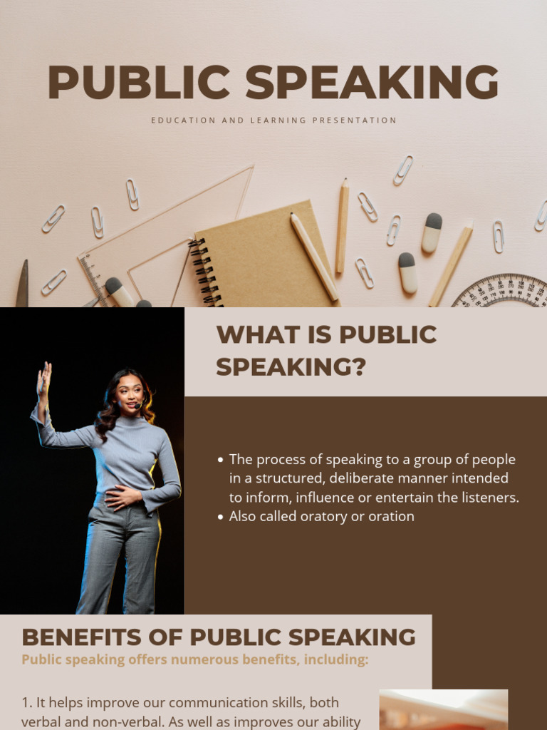 Public Speaking | PDF