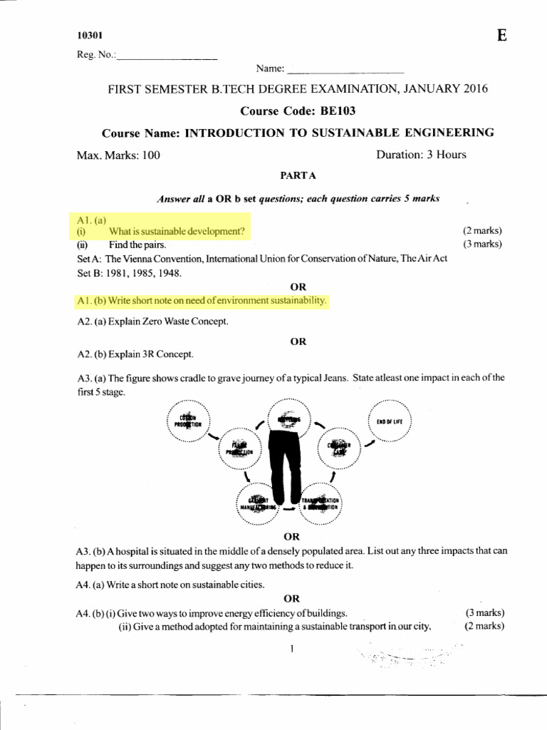 KTU Btech CST 306 Qs Paper | PDF