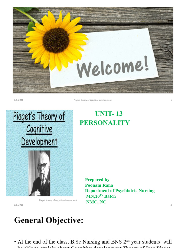 Cognitive | PDF | Cognitive Development | Thought