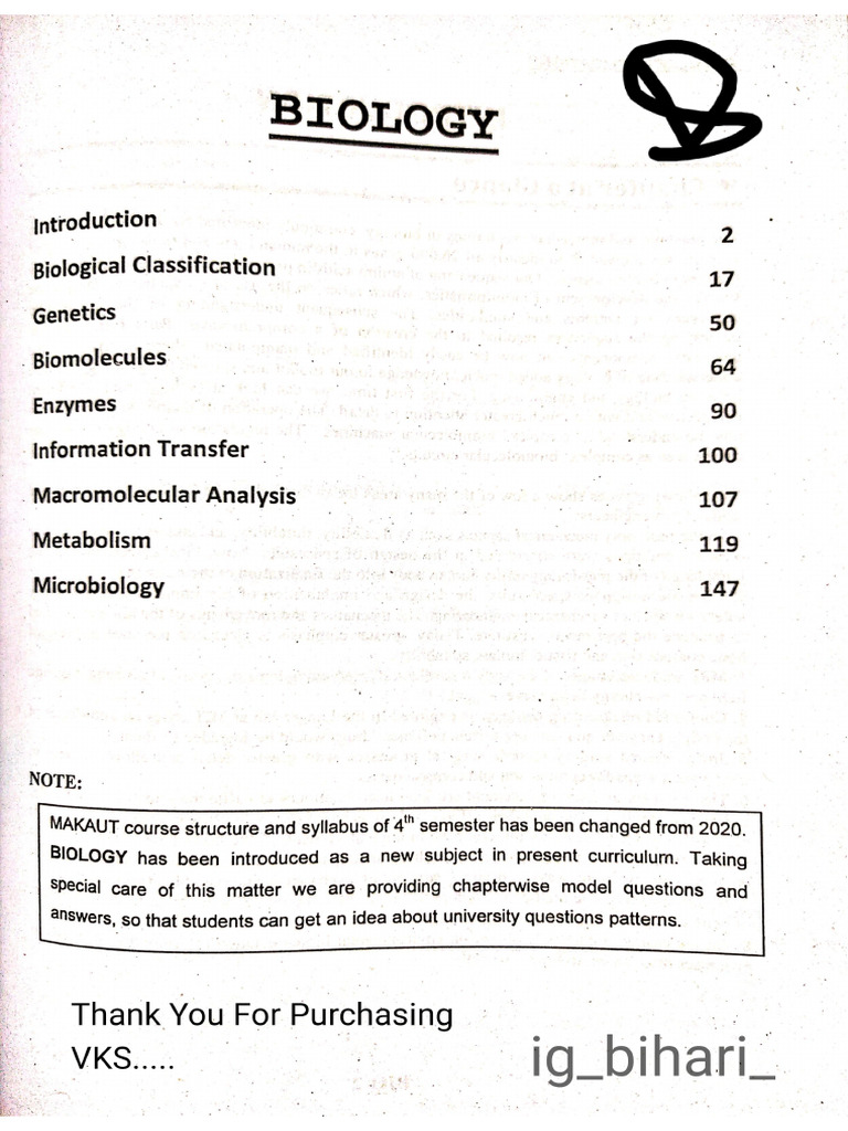 BIOLOGY | PDF