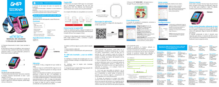 Manual Smart Watch | PDF | Aplicación movil | Contraseña