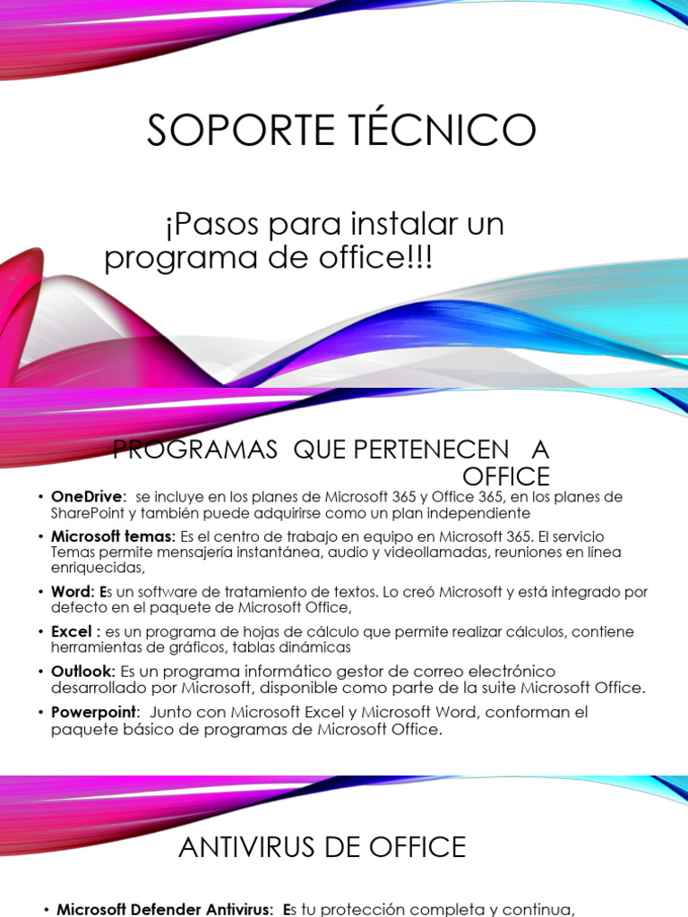 Pasos para Desargar Un Programa | PDF | Microsoft Office | Microsoft