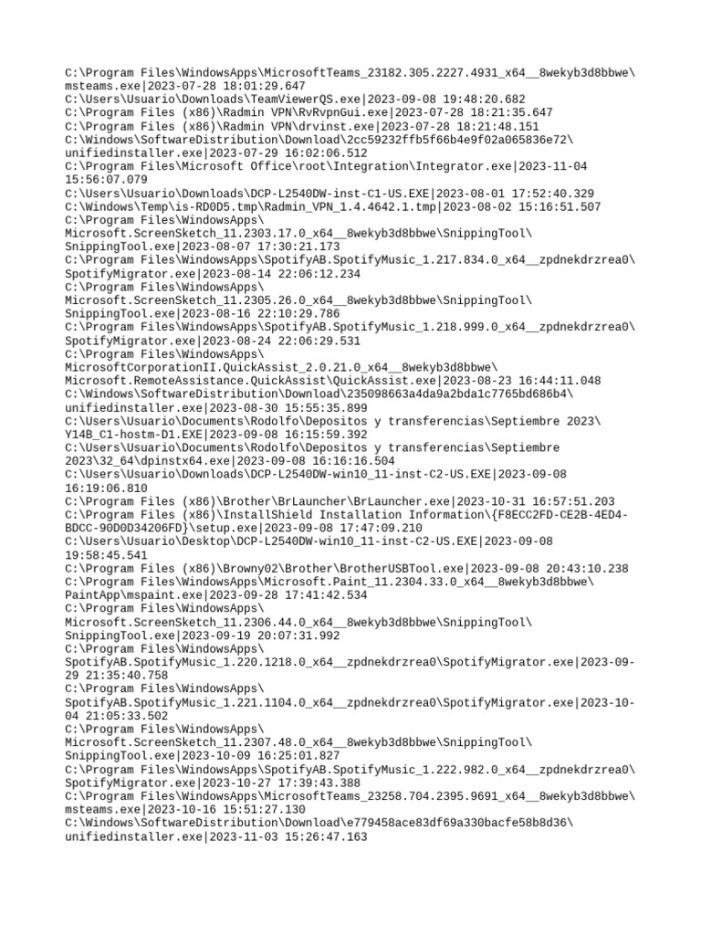 Pca App Launch Dic | PDF | Microsoft Windows | Computer File