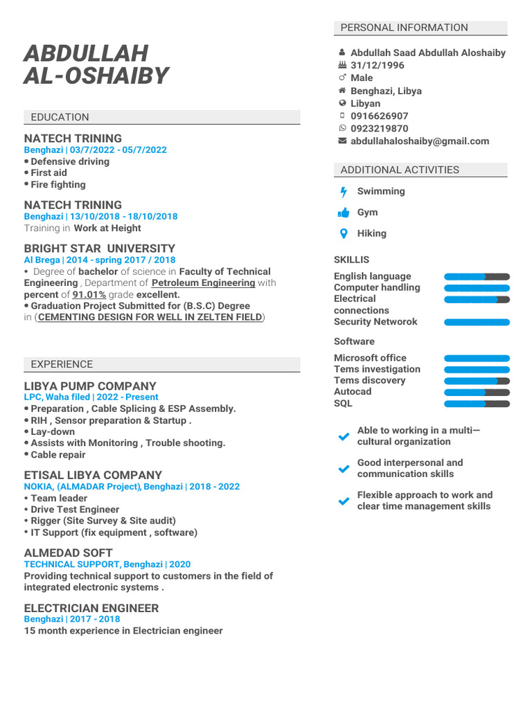 My CV | PDF | Computing