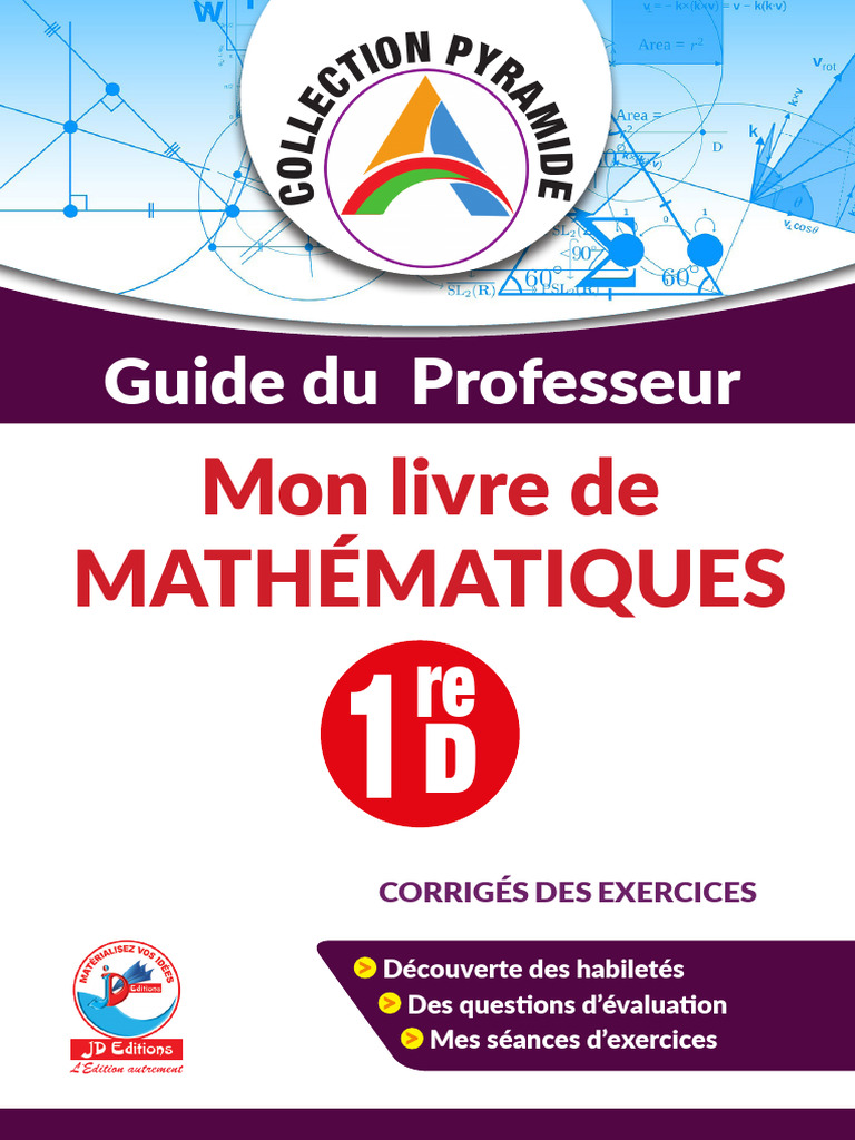 JD Corrige - Maths Pyramide-1re-D | PDF